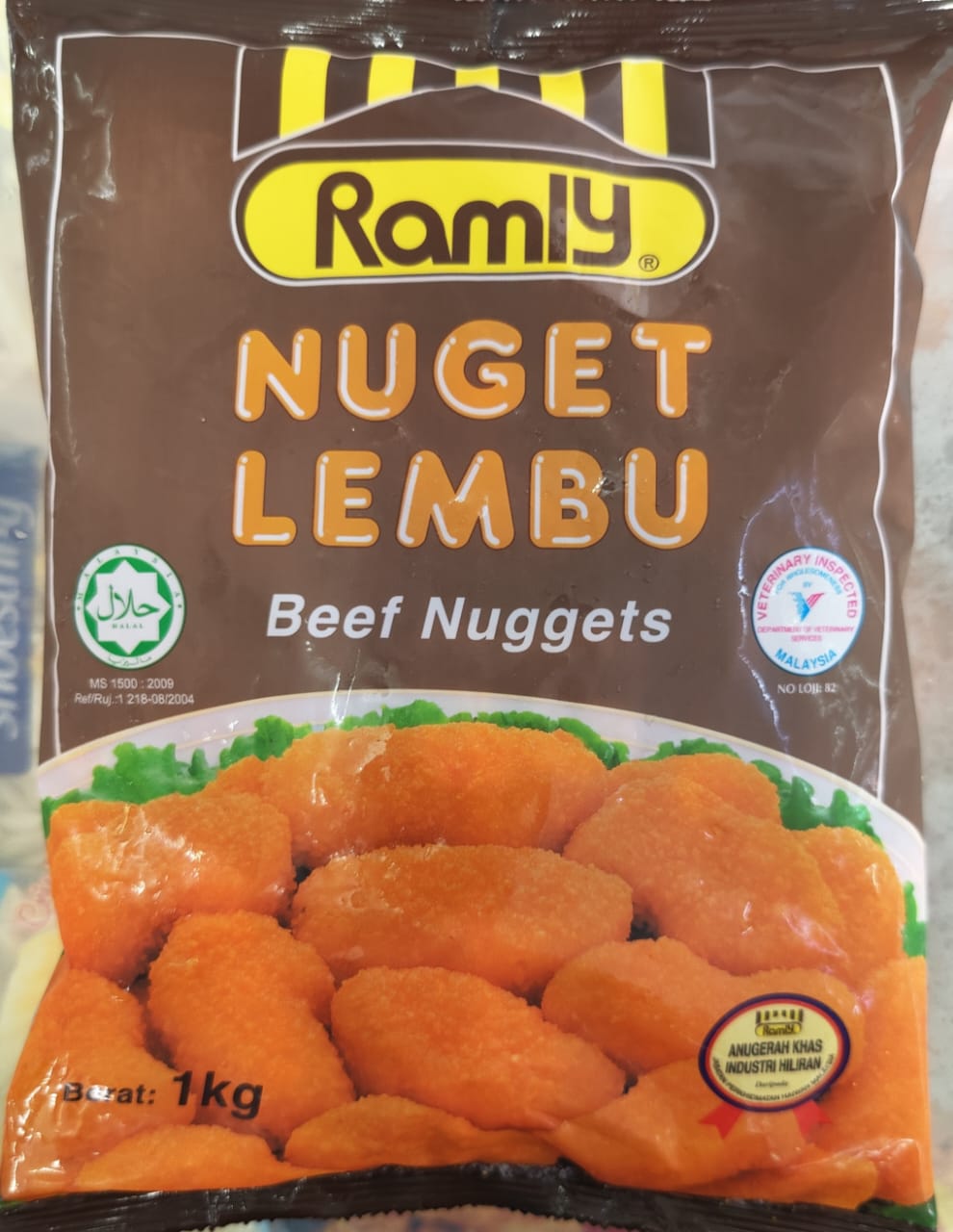 Ramly nuget lembu 1kg /12