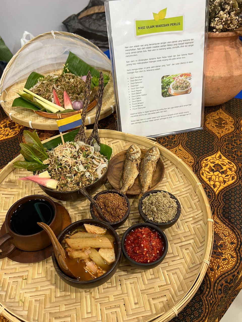 NASI ULAM + SAYUR KELADI