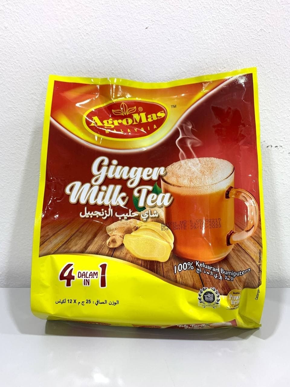Teh Susu Halia 4 in 1 AGROMAS