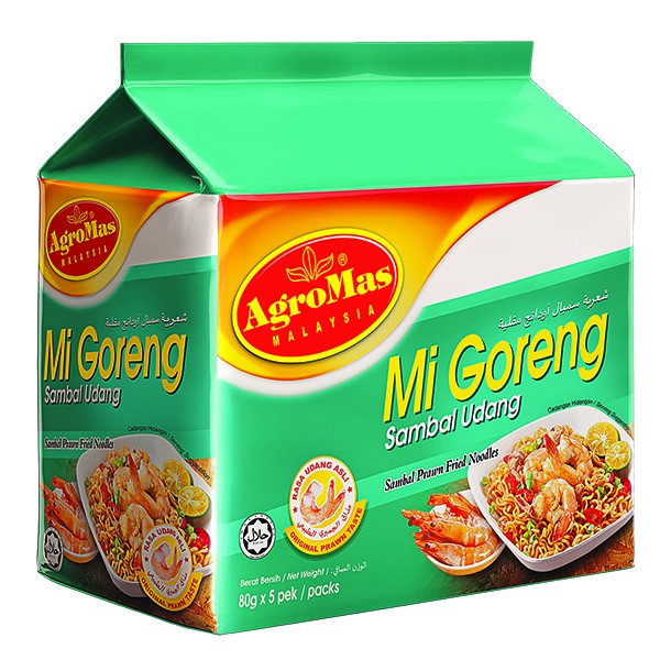 AGROMAS Mee Goreng Udang 80g