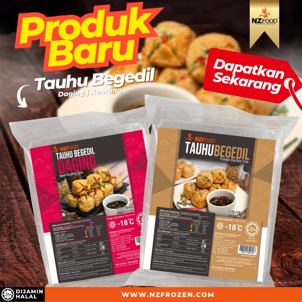 NZ tauhu begedil daging 240gm 6pcs/25