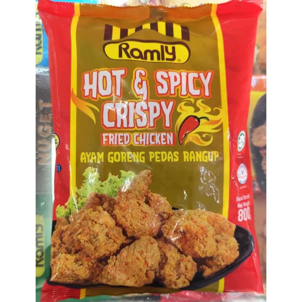 Ramly ayam goreng pedas 800g /12