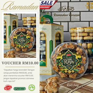 kuih raya roti boy bunga