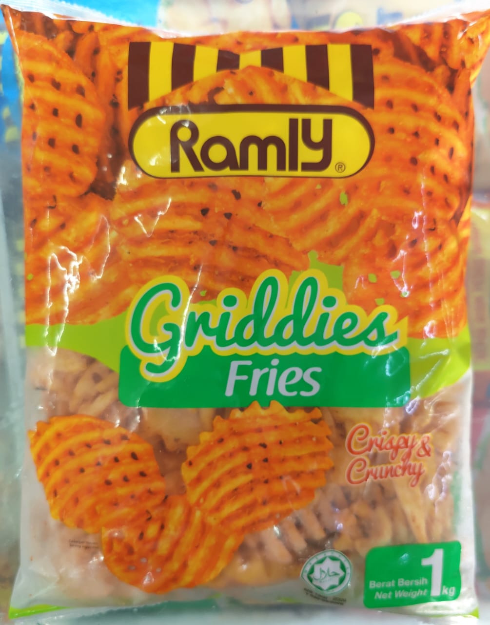 Ramly griddies fries 1kg /10