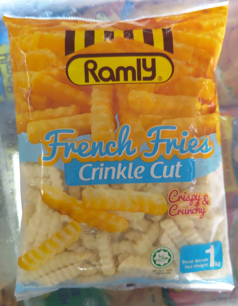 Ramly kentang crinkle cut 1kg /10