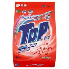 SABUN TOP DETERGENT SUPER WHITE 3.8KG