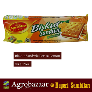 Biskut Sandwich Perisa Lemon | AgroBazaar