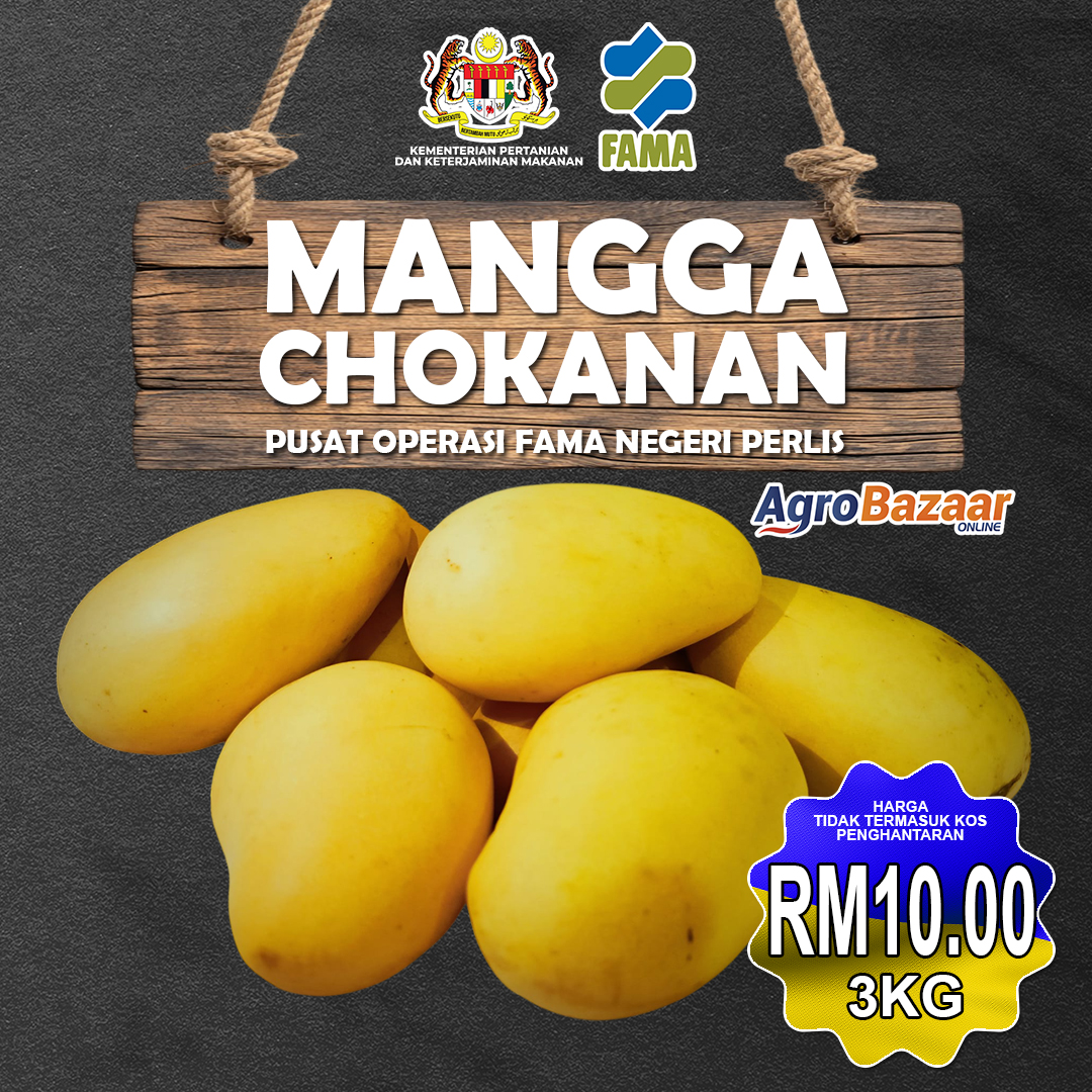 MANGGA CHOKANAN 3KG RM10 PUSAT OPERASI