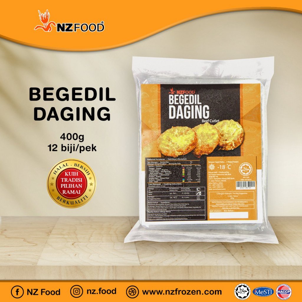 NZ begedil daging 480gm / 16