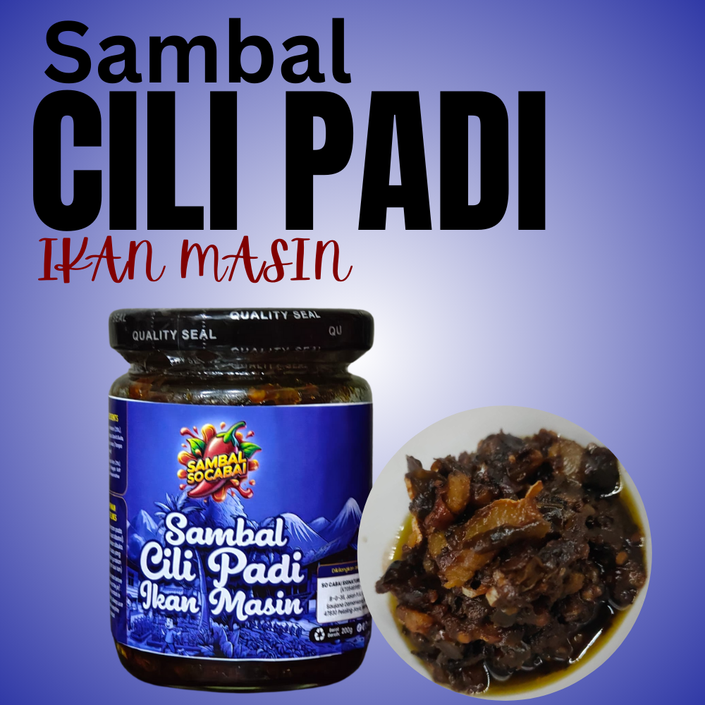 SAMBAL CILI PADI IKAN MASIN