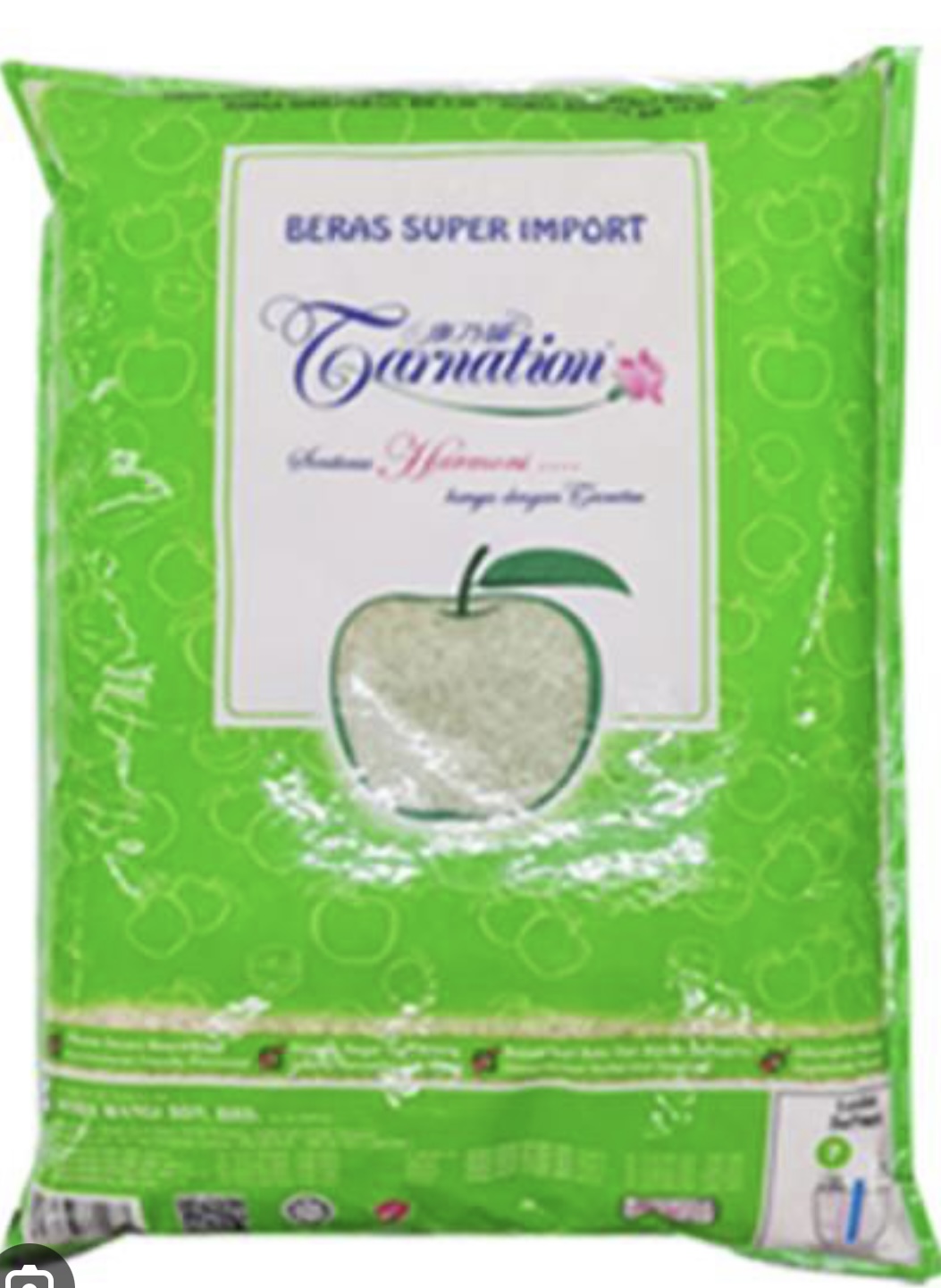Beras Apple Carnation Hijau 10KG | AgroBazaar