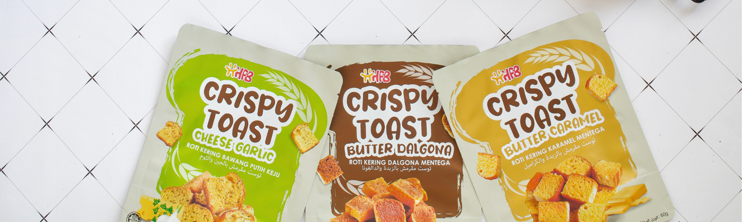 CRISPY TOAST ROTI KERING BERPERISA ROTI KOK