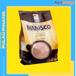 Minuman Coklat Manisco dengan Gam Arab dan Kayu Manis Ceylon 900g