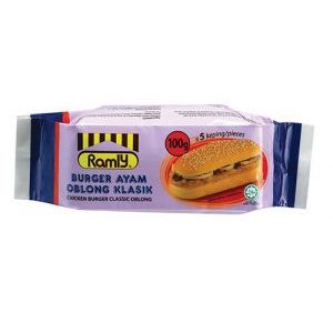 Ramly burger ayam oblong klasik 350gm
