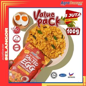 ADUCKTIVE VALUE PACK ORIGINAL SALTED EGG CORNFLAKES | AgroBazaar