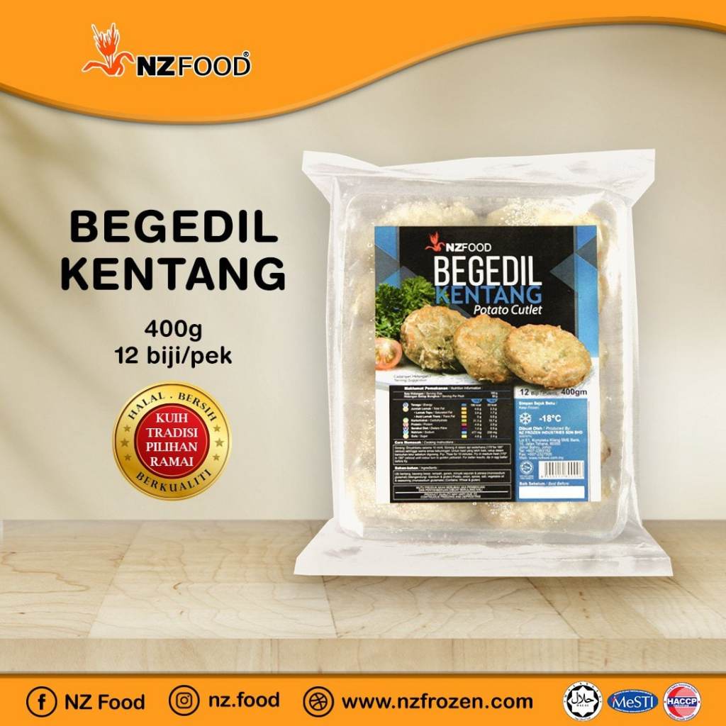 NZ begedil kentang 400gm / 16