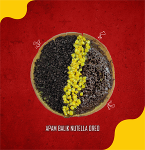 Apam Balik Nutella Oreo