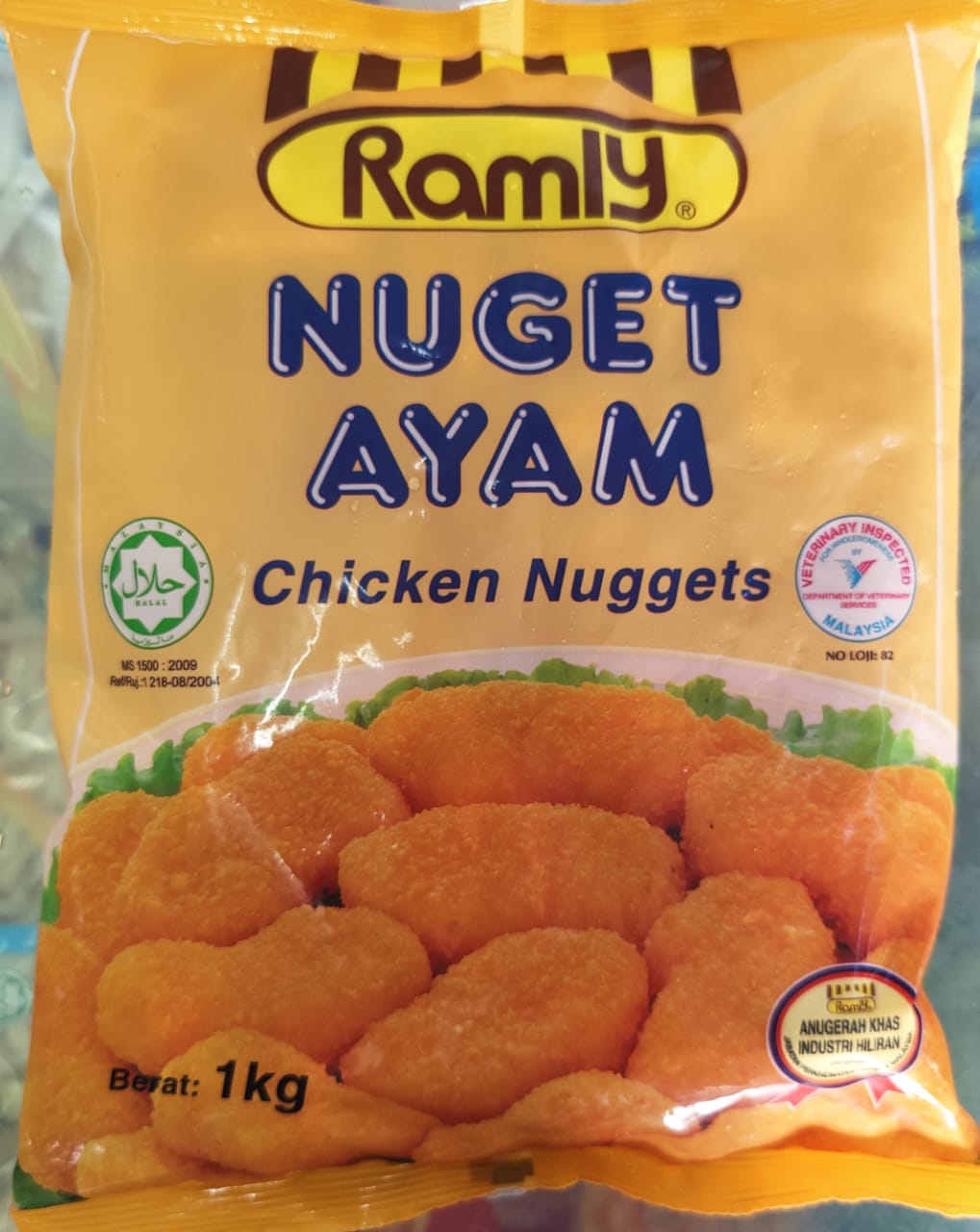 Ramly nuget ayam 1kg /12