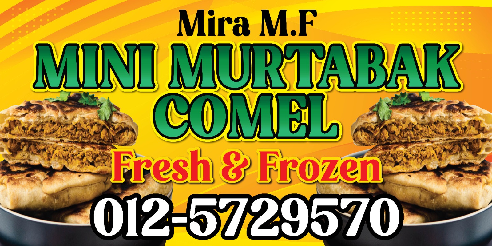mira mini murtabak comel fresh/frozen