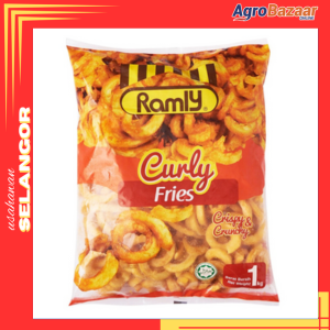 Ramly kentang curly fries 1kg /10 | AgroBazaar